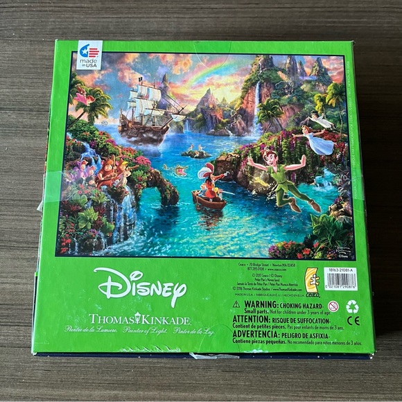 Thomas Kinkade | Games | Disney Peter Pan Thomas Kinkade 75 Piece ...